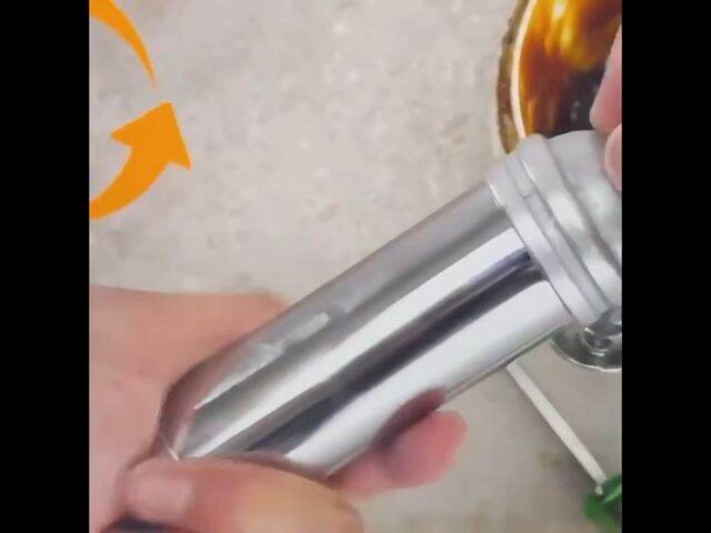 80CC Mini Grease Gun-Portable Grease Gun Injector 1000PSI Output ...