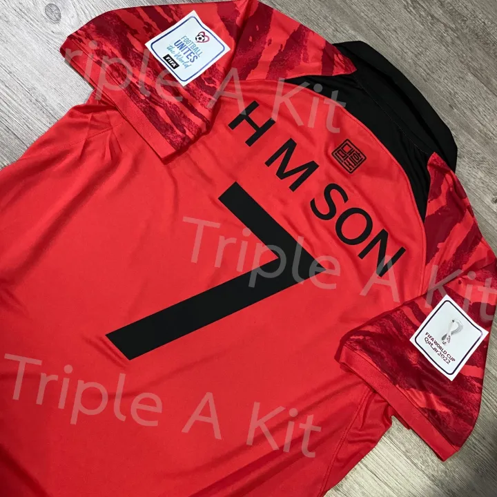เสื้อบอล เกาหลีใต้ ชุดเหย้า (แฟน) บอลโลก 2022 South Korea Home Kit (Fan ...