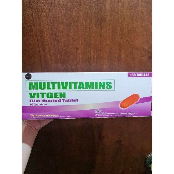 MULTIVITAMINS FOR ADULT VITGEN, 100 TABLETS, | Lazada PH