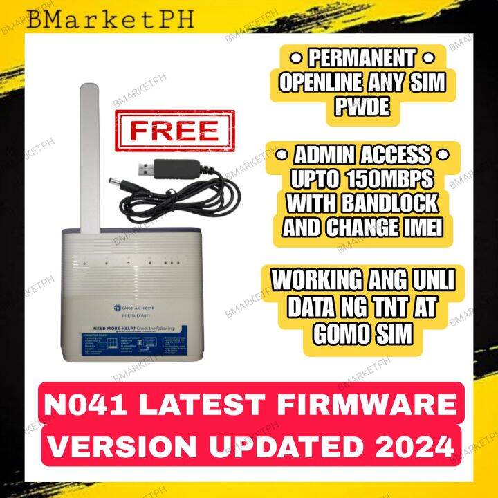 GLOBE AT HOME PREPAID WIFI 4G N041 OPENLINE | Lazada PH