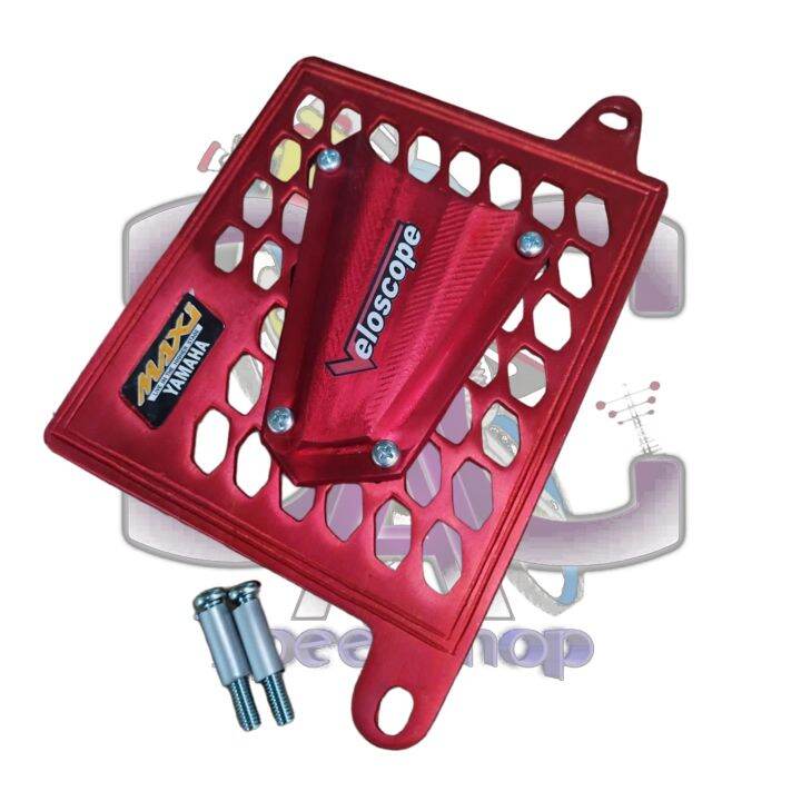 Cover radiator cnc almunium maxi airscope veloscope nmax old new aerox old new lexi model ovale ...