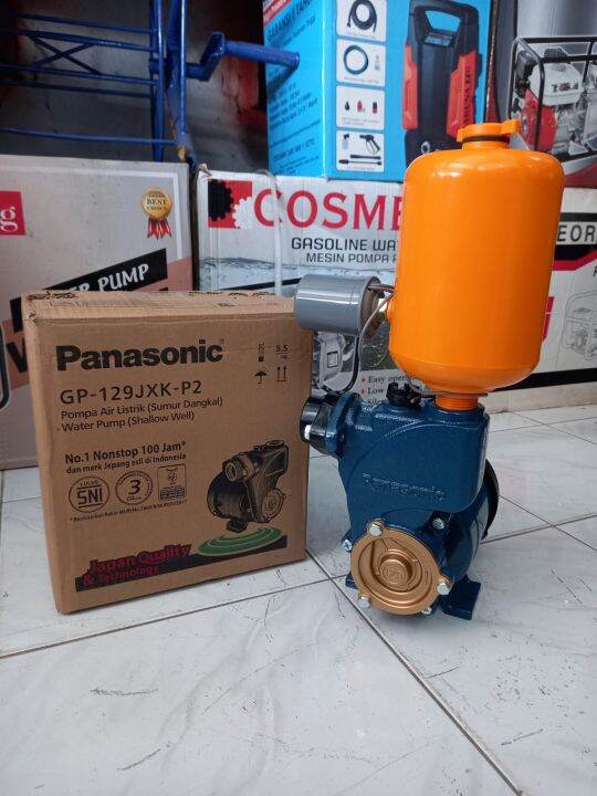 Pompa air PANASONIC GP-129JXK 125watt+Otomatis+Tabung Fiber | Lazada ...