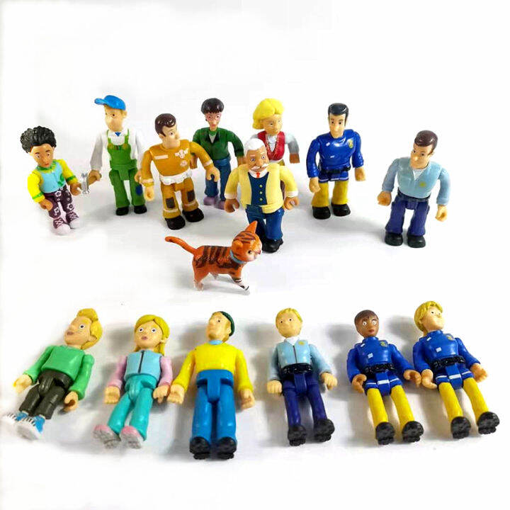 Genuine Bulk Small Life-Saving Team Sam Fireman Movable Joint Doll Play ...