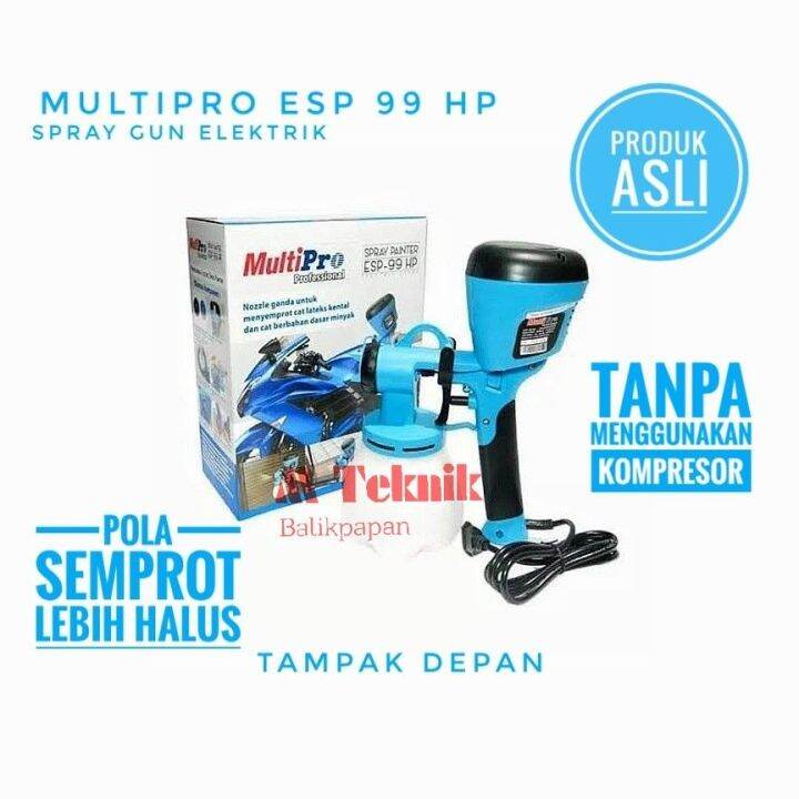 Spray gun elektrik Multipro ESP 99 HP spraygun semprotan listrik mesin ...
