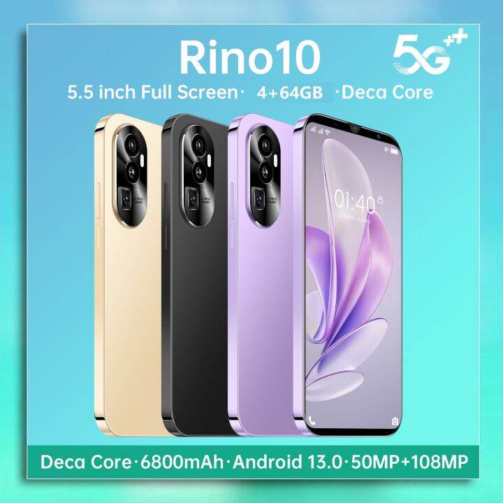 Rino10 4G/5G Smartphone 5.5inch Ultra-Clear Screen Memory 4GB+64GB ...