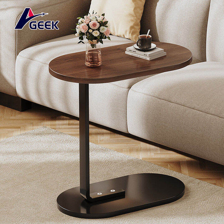GEEK Mini table Study table Nordic metal C-shaped side table Study ...