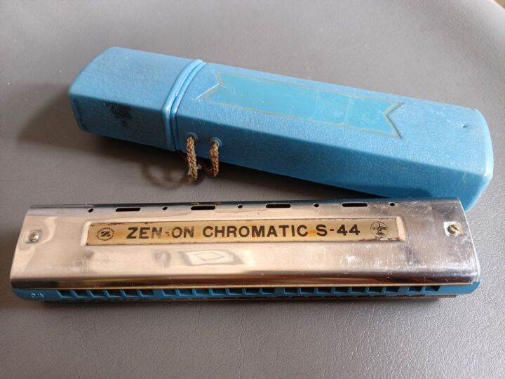 Original Vintage Zen-On Chromatic S-44 Harmonica from Japan | Lazada PH