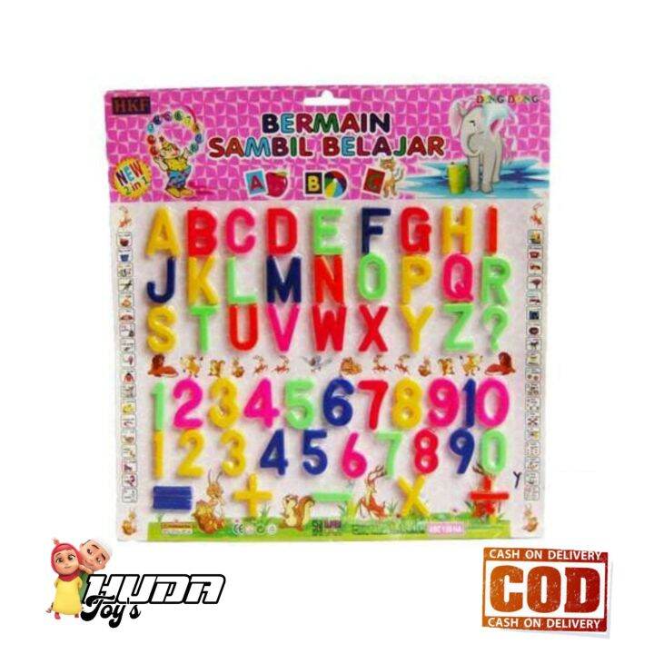 ABC138 Mainan Edukasi Huruf ABC + Angka Size Besar | Lazada Indonesia