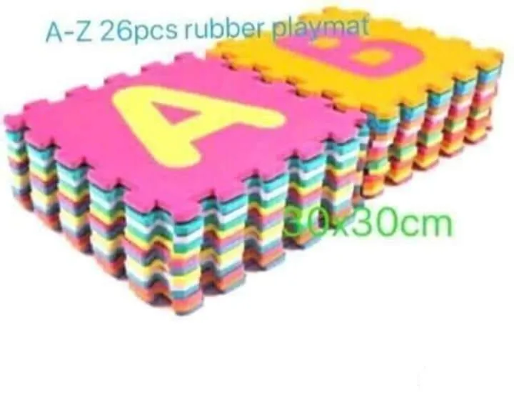 RUBBER PUZZLE MAT A-Z (26pcs) | Lazada PH