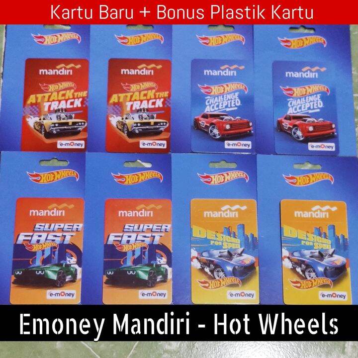 Kartu Emoney Mandiri Edisi Hot Wheels / Mandiri Hot Wheels / Emoney Hot Wheels | Lazada Indonesia