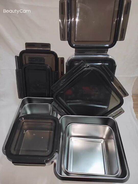 Tupperware 316 Stainless Steel Food Container Lunch Box Food Storage ...