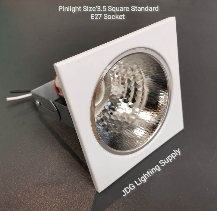 PINLIGHT/DOWNLIGHT E27 SQUARE RECESS TYPE | Lazada PH