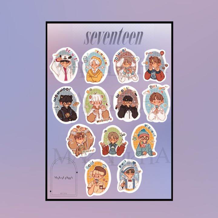 SEVENTEEN - Sticker Set by MAKALIKHA | Lazada PH