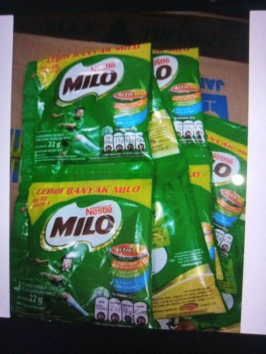 Milo sachet 22gr (1 renceng) | Lazada Indonesia