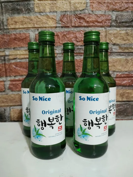 SO NICE soju "ORIGINAL" (5 bottles) | Lazada PH