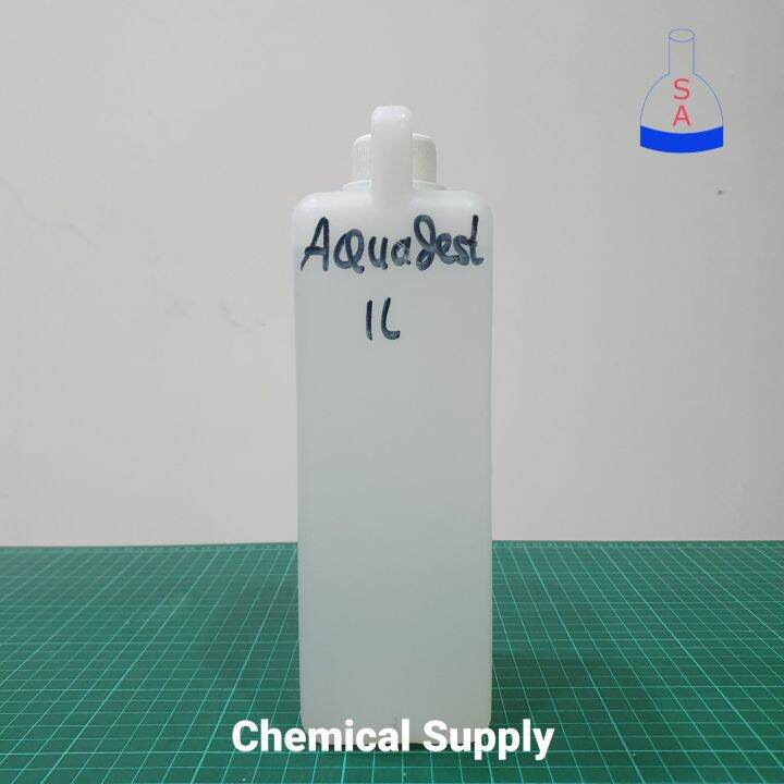 Aquadest 1 Liter Air Suling Distilled Water Aquades Akuades | Lazada ...