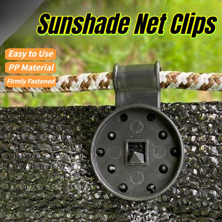 20/40/50/100PCS Sun Shade Net Clip Garden Tools Greenhouse Shade Cloth ...