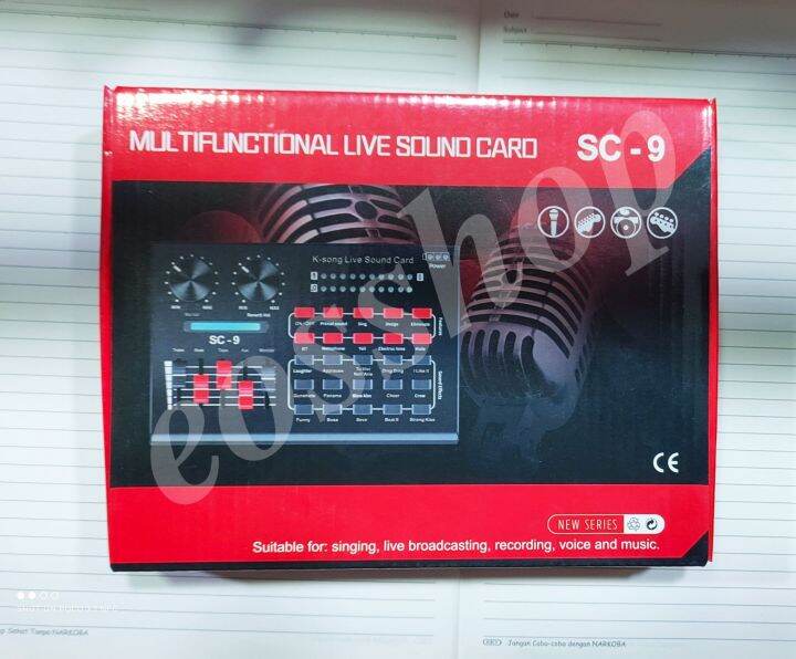 Soundcard multifunction soundcard SC9 merk Black Spider | Lazada Indonesia
