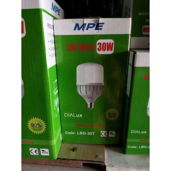 Bóng Đèn Led Bulb 30w MPE - BH 24 Tháng Chính Hãng 1 Đổi 1 | Lazada.vn