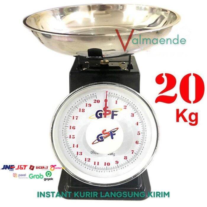 Timbangan Buah Sayur Daging Dapur Digital Analog Manual 20KG 10KG 5KG 2KG GSF | Lazada Indonesia