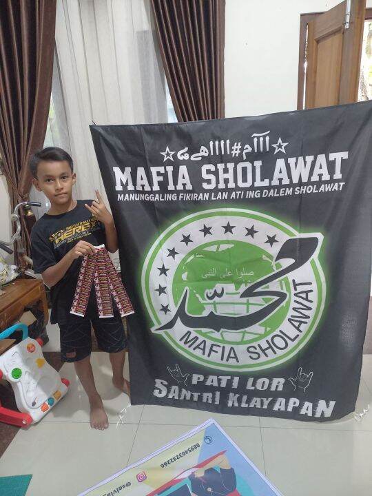 Bendera Sholawatan Syekhermania Bisa Kasih Nama Kota | Lazada Indonesia