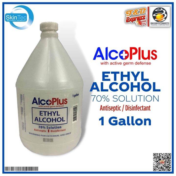 AlcoPlus Ethyl Alcohol 70% Solution 1Gallon | Lazada PH