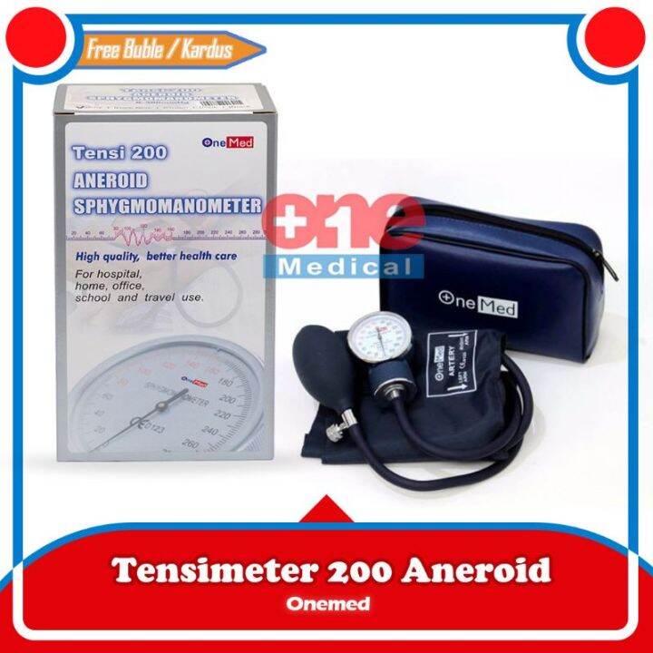Tensimeter Aneroid | Alat Ukur Tekanan Darah | Tensi Manual Onemed ...