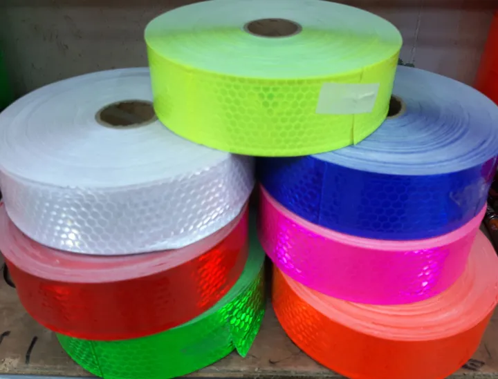 2"X50m.Honeycomb/Digital PVC Reflectorized Non Stick Tape Reflector ...