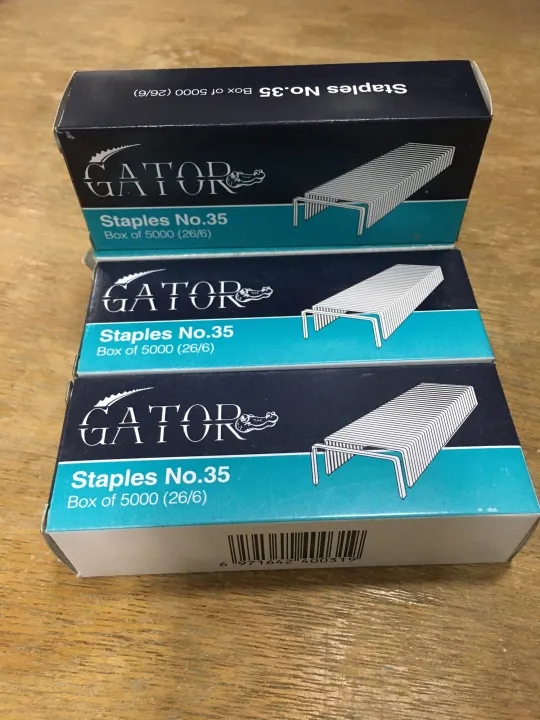 Gator Staple wire number 35 Box of 5000 (26/6) | Lazada PH