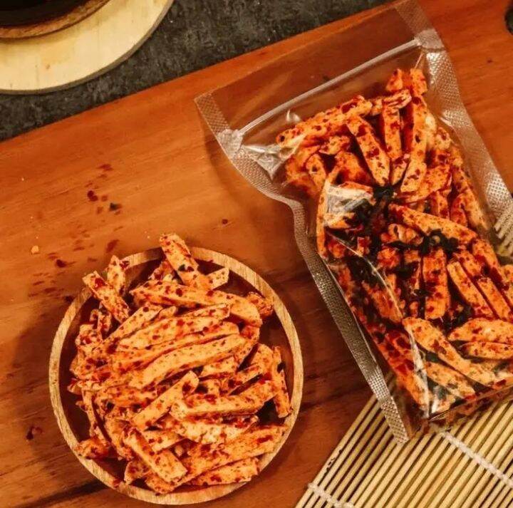 (10k 5 picis) Basreng pedas daun jeruk / basreng original daun jeruk ...