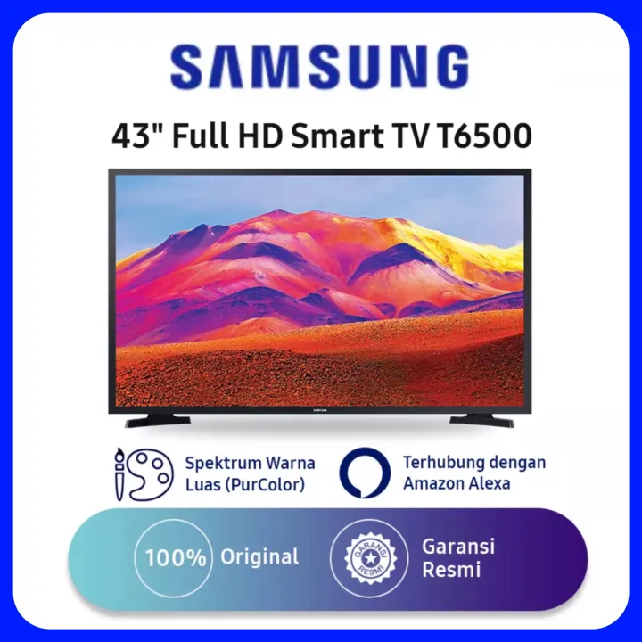 SAMSUNG Full HD Smart TV T6500 43 Inch UA43T6500AKXXD (2020) | Lazada Indonesia