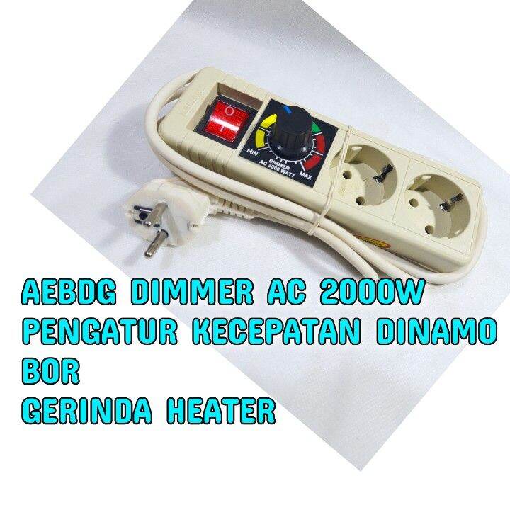 AEBDG Pengatur Kecepatan Putaran Gerinda Bor Dinamo Kipas Heater Lampu ...