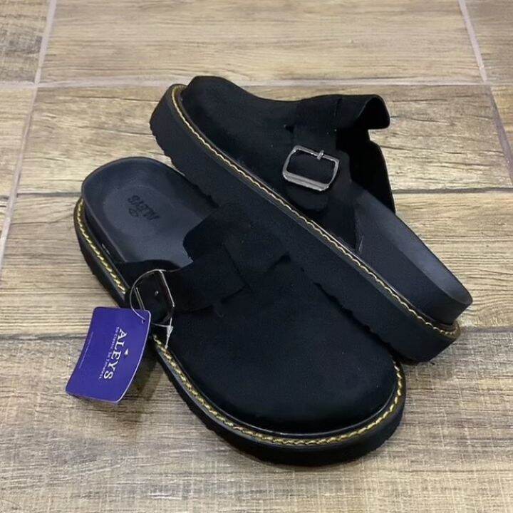 Sai Platform Clogs in Suede | Lazada PH