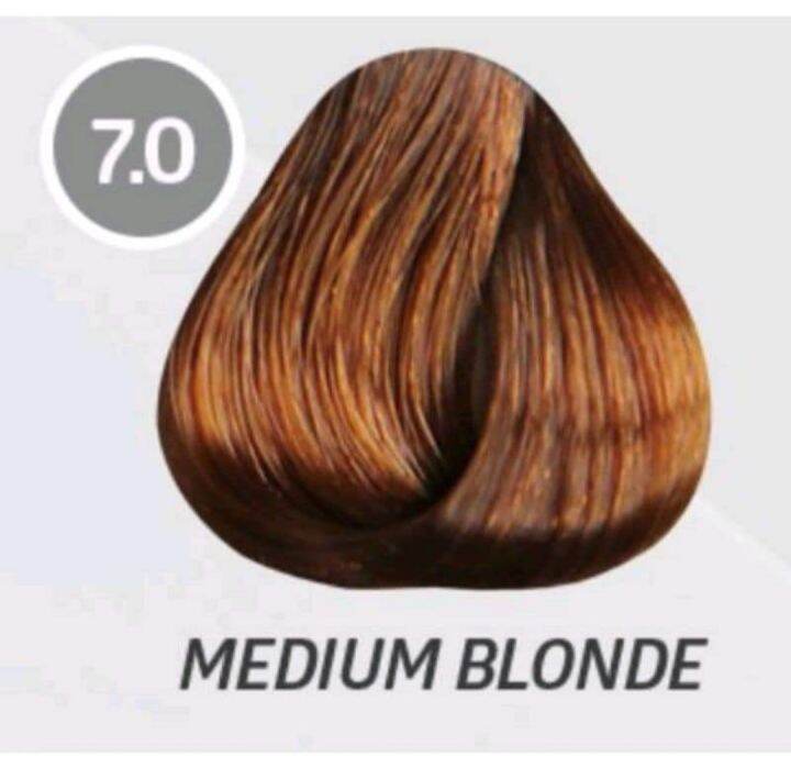 HBC Haircraft AMMONIA-FREE Hair Color (7.0 Medium Blonde) | Lazada PH