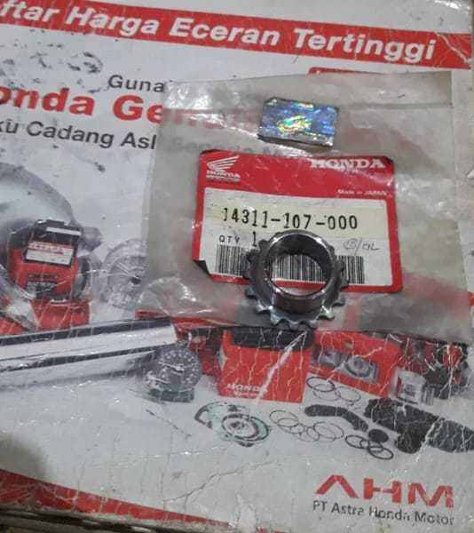 Sprocket Timing Atau Gear Krek As Honda GL 100 GL 125 CB 100 CB 125 ...
