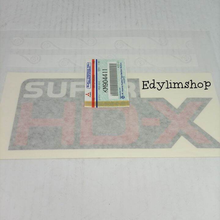 Stiker/Sticker logo tulisan SUPER HDX canter PS110 PS125 PS136 Asli ...