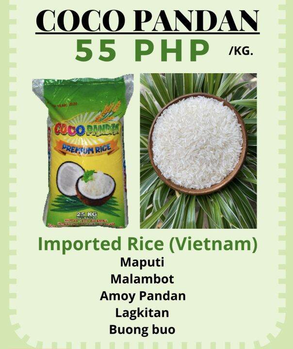 COCO PANDAN 5KGS Premium Rice Vietnam | Lazada PH