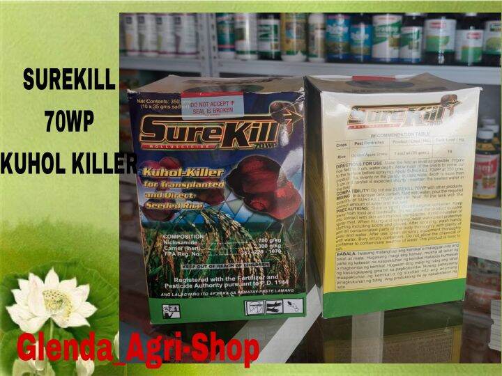 SUREKILL 70WP KUHOL KILLER (350 grams) 1 BOX 10×35 grms | Lazada PH