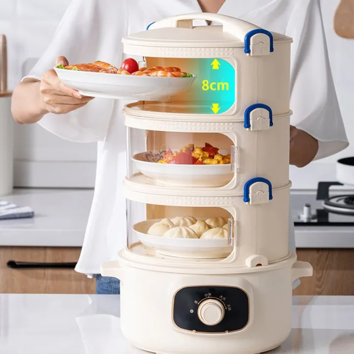 【Temperature control】 5-Tier Insulation Food Cover Food Keeper ...