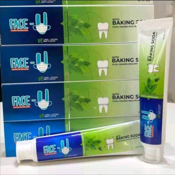 JAPAN TECHNOLOGY FACEU 180g Whitening Peppermint Food Graded Healthy ...