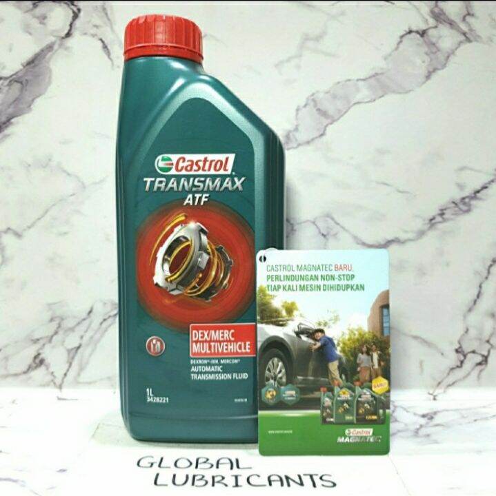NEW! Castrol Transmax ATF DEX/ MERC MV/ ATF WS 1Liter (Oli Transmisi ...