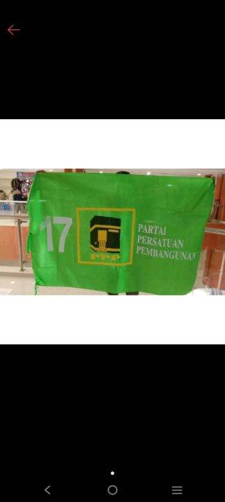 BENDERA PARTAI PPP UKURAN 1M X 1.5 M | Lazada Indonesia
