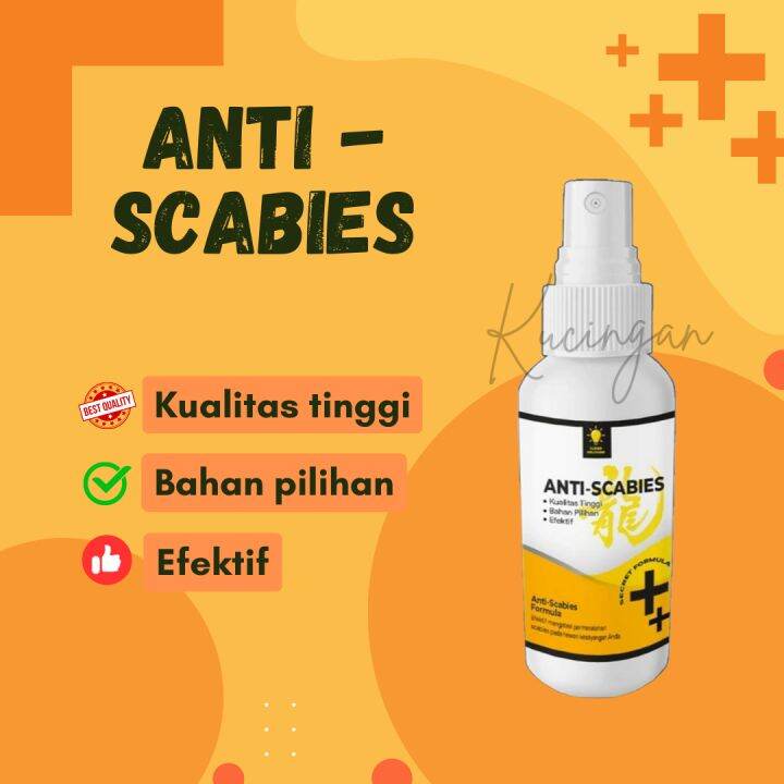 ANTI SCABIES - Obat Jamur Kucing Scabies 60 ML | Lazada Indonesia