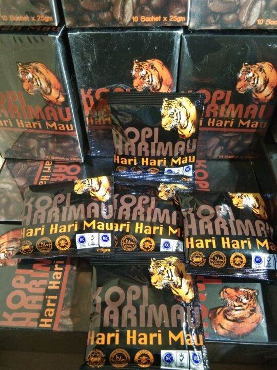 KOPI HARIMAU HARI HARI MAU ENERGY COFFEE FOR MEN AND WOMEN 5SACHETS ...