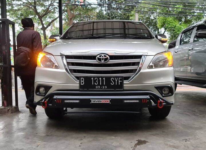 Tanduk Depan Innova Lama model Cobra Besi Bumper Depan Innova Lama ...