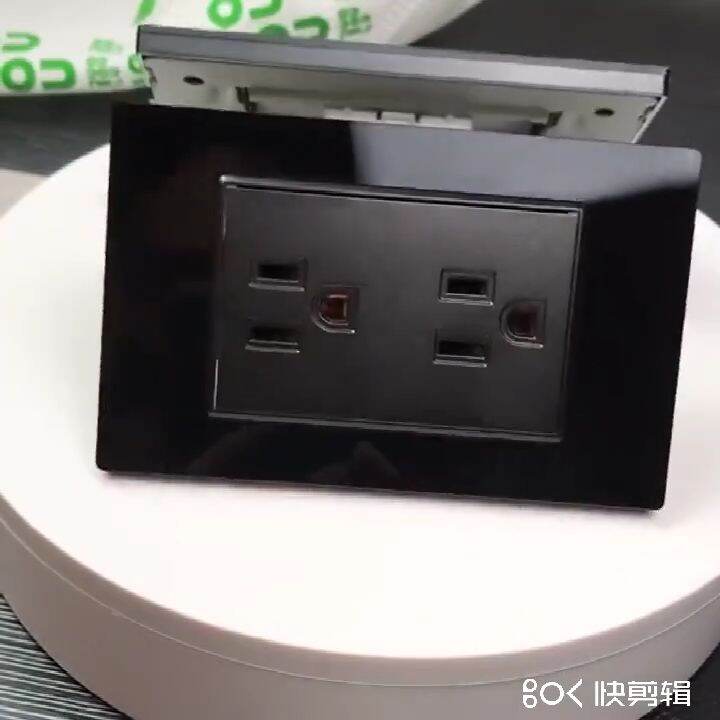 FCM Wall Switch for Light Household Wall Switch Socket Panel 16A 250V Type 118 Porous One Open ...