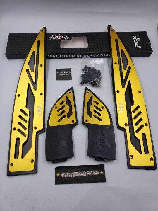 BORDES KARPET INJAKAN KAKI HONDA PCX 160 MERK BLACK DIAMOND ORIGINAL ...