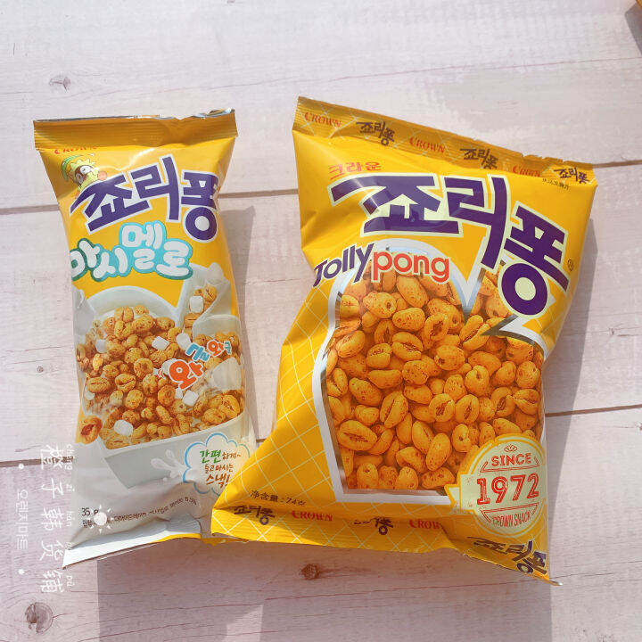Korean Imported Crown Krisan Large Wheat Puffed Cotton Candy Large Rice ...
