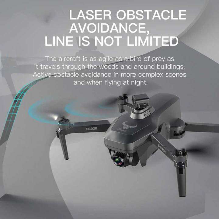 Drone 4K 5G Laser Obstacle Avoidance Professional 50X Zoom Brushless ...