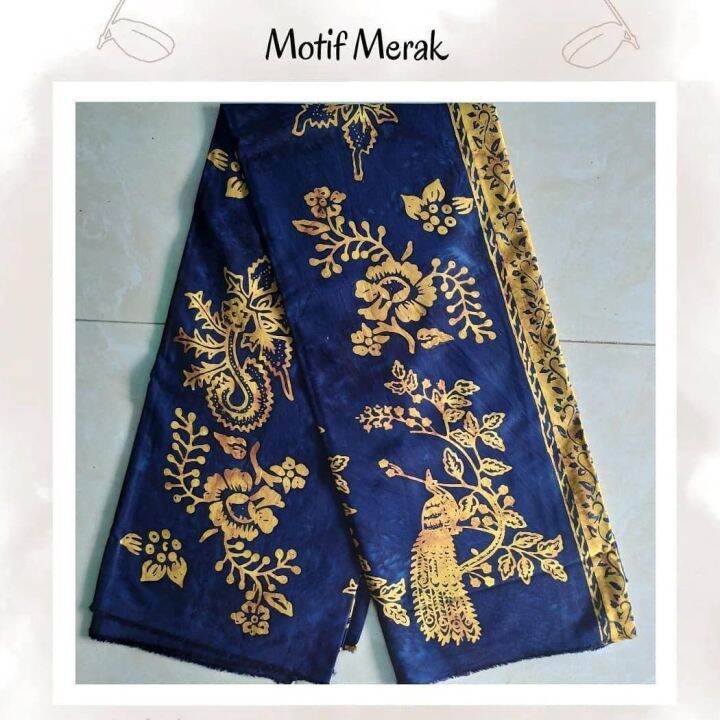 KAIN BATIK MOTIF MERAK 2M X1,1M KHAS BANYUWANGI | Lazada Indonesia